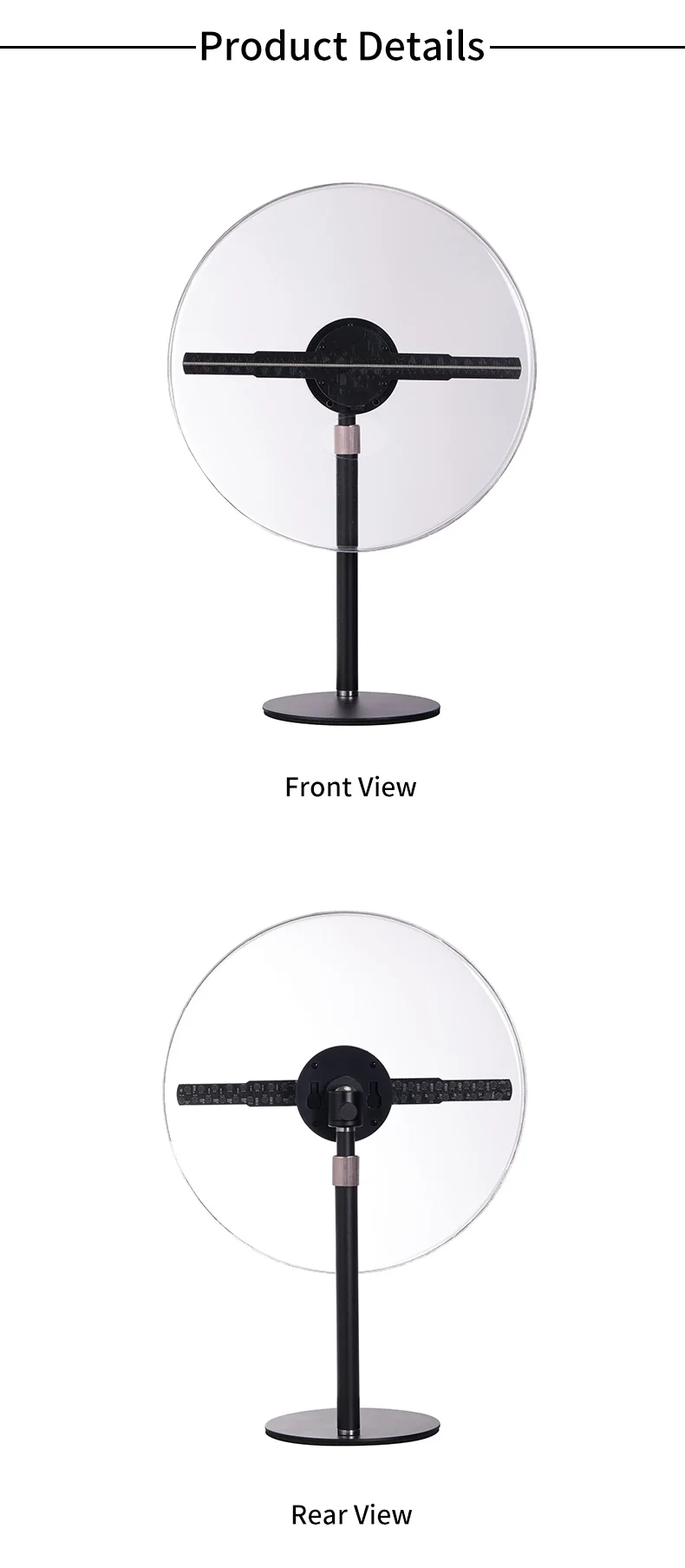 Hantu 3d Hologram Fan Desktop 30cm Hologram Equipment Outdoor Advertising Projector Holographic ...