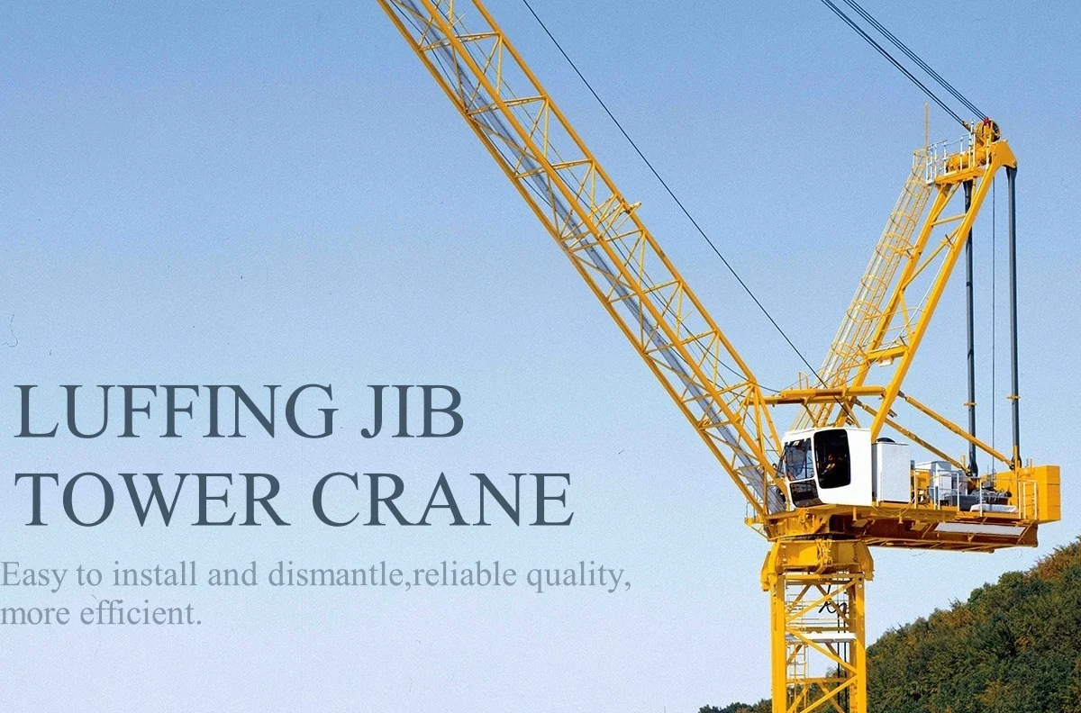 Hot Sale Luffing Jib Tower Crane Cctl130.6 - Buy Luffing Jib tower ...