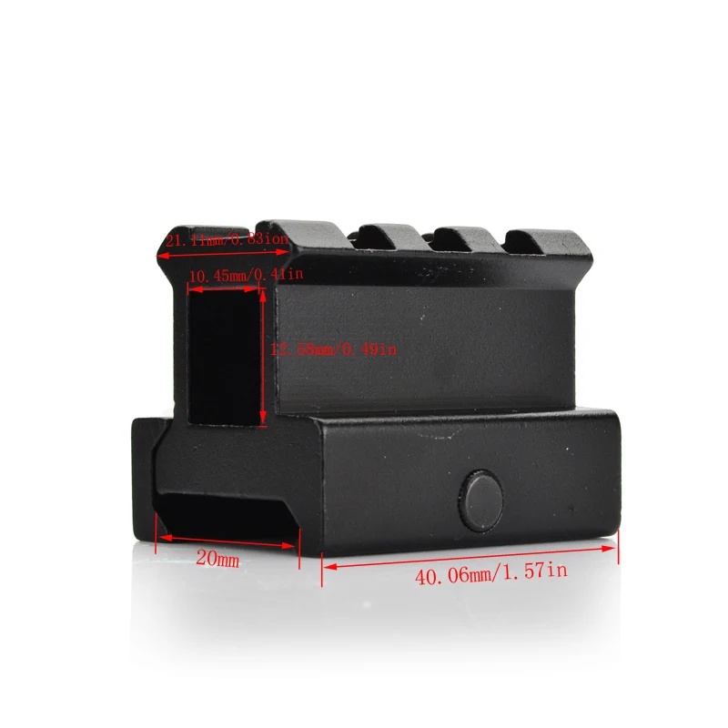 1 Inch Rise Red Dot Scope Sight Mount Base For Hunting Sports - Buy ...