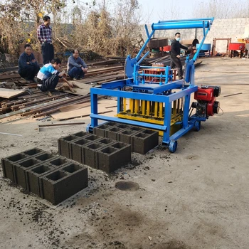Kaidong Qtm4-40 Concrete Brick Laying Machine Cement Block Make Machine ...