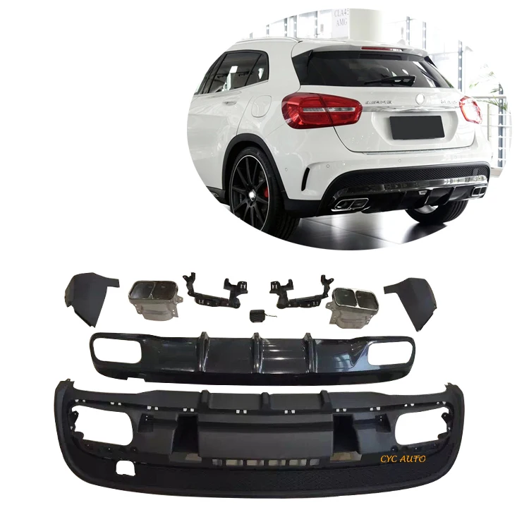 Auto Parts Gla45 Diffuser For Mercedes Benz Gla Class X156 Rear ...
