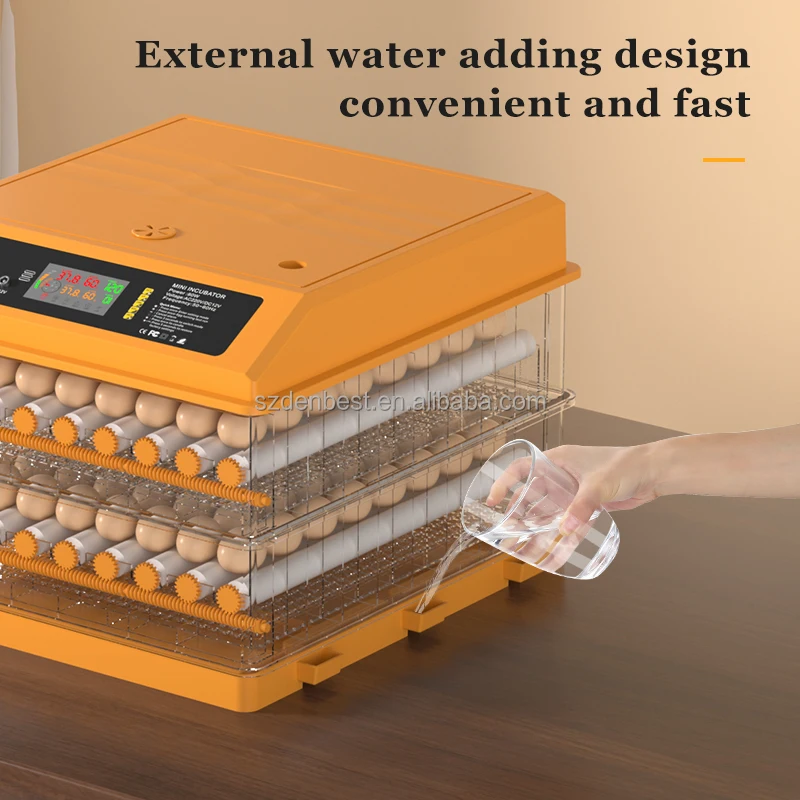 64 Egg Incubator - Automatic, High-Accuracy Poultry Hatcher