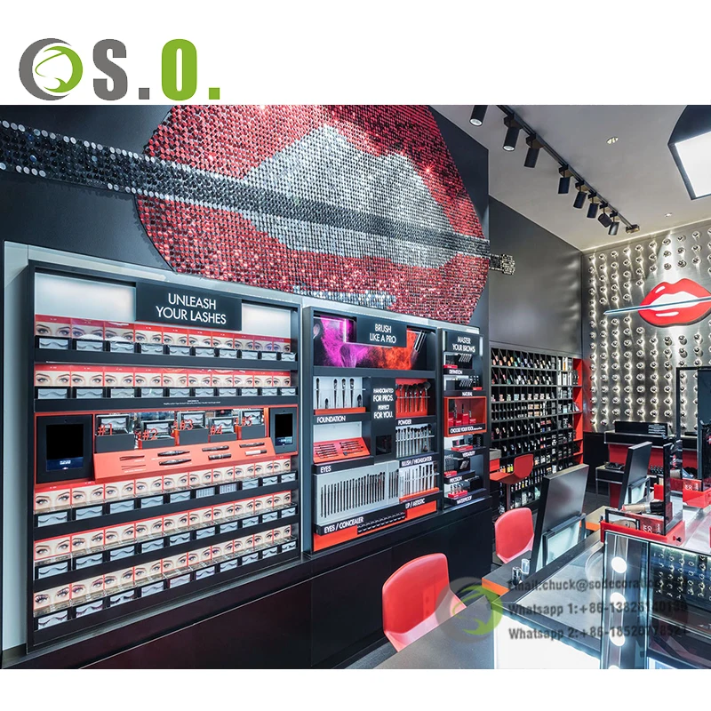 Perfume Display Cabinet With Lighting Glass Display Cabinet For Perfume ...