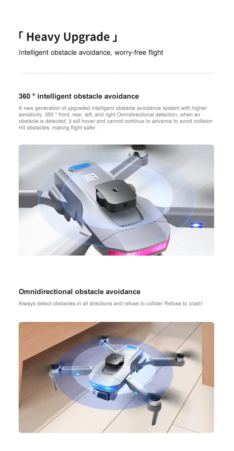 D8 PRO Obstacle Avoidance Uav Mapping Drone with 8k Camera