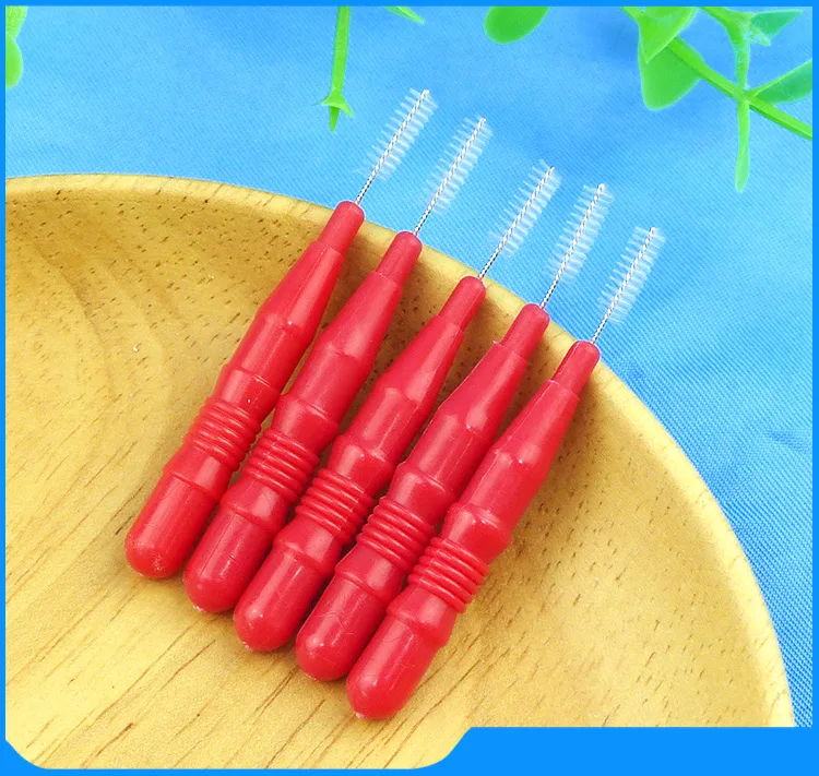 Private Label Soft Bristle I Shape Plastic Tooth Pick Dental Floss ...
