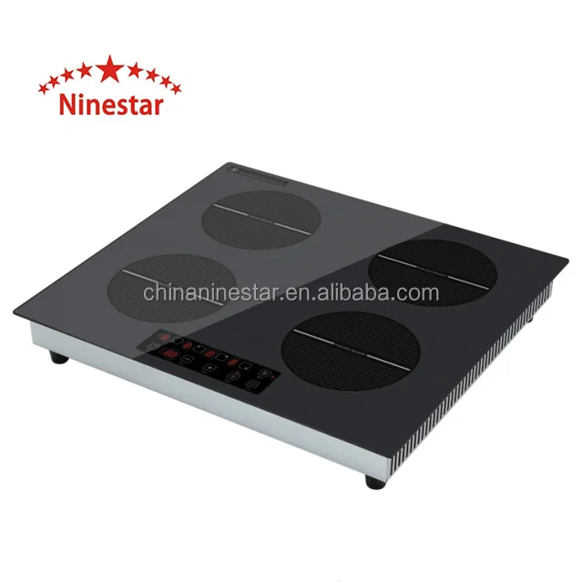 6800W Infrared Hob Ceramic Cooker Built 4 Burner Stove Touch Control ...