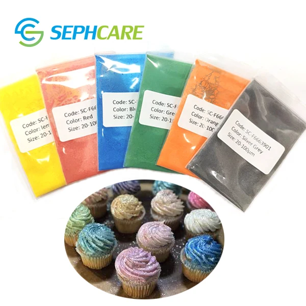Pantone Color Food Grade Edible Glitter Powder Pigment for Cookies ...