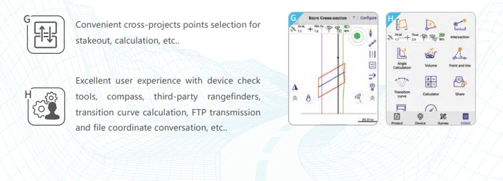 Powerful Rtk Field Updatablesoftware Hi Survey Android Os Data Collecting App Program For Rtk