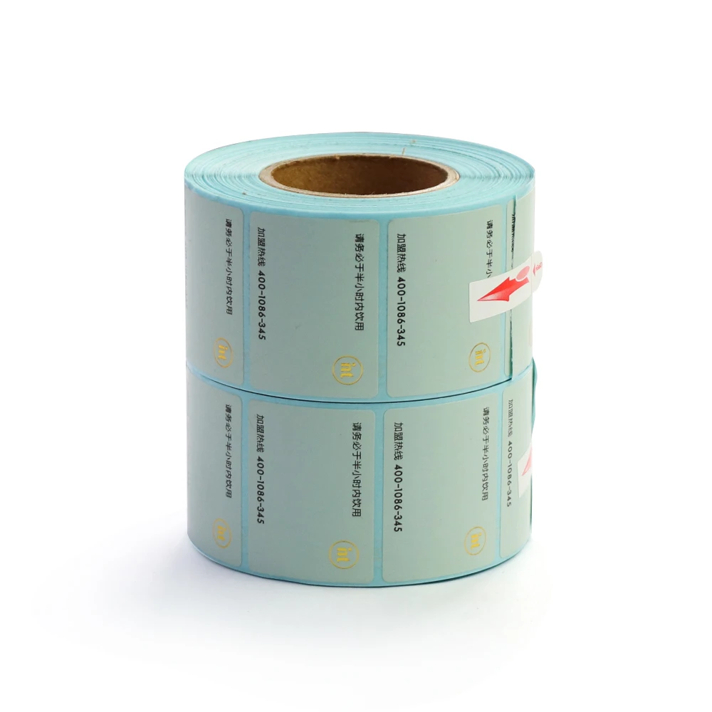 Printable Black Pvc Vinyl Ttr Labels Permanent Self Adhesive Private ...