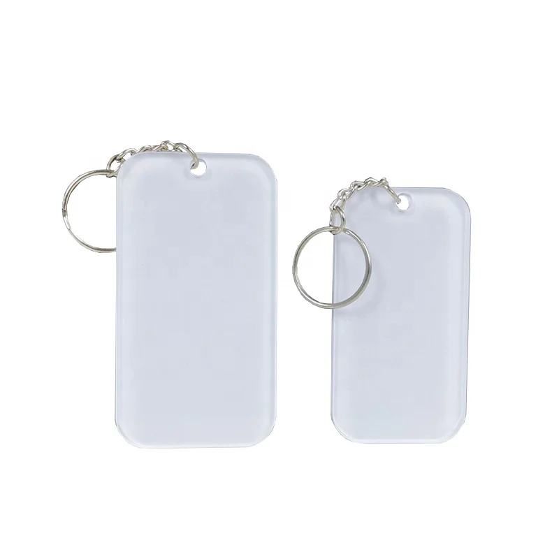 DIY Design Customized Logo Acrylic Memorial Phone Key Ring Sublimation ...