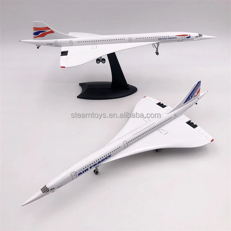 1/200 Scale Fighter Jet Model - Concorde British Airways & Air France
