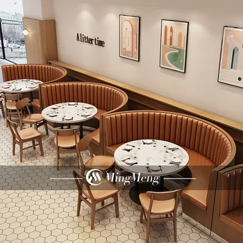 Corner Booth Seats With Tufted Leather Velvet Material Restaurant ...