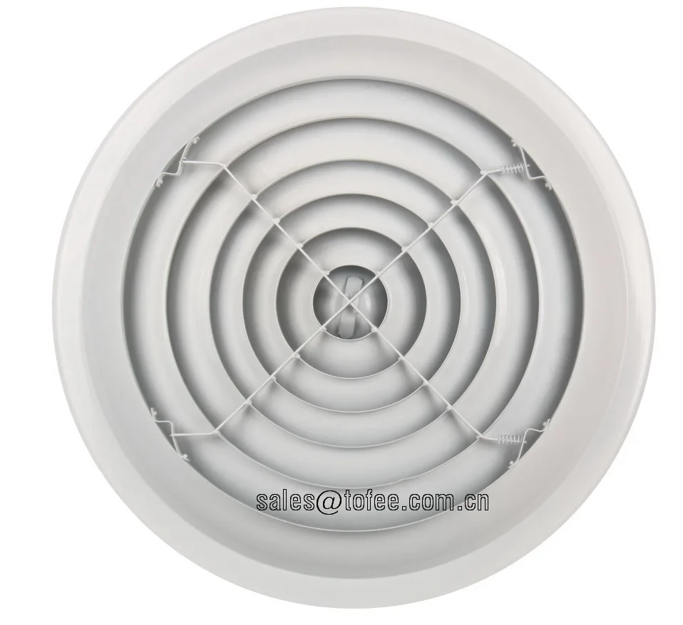 Aluminum Powder Coated Round Ceiling Air Diffuser for AC