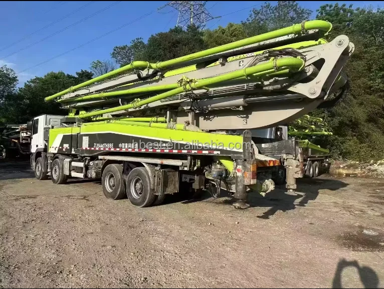 Sany Cement Pumper 43m 58 Meter Truck Mounted Concrete Boom Pump - Buy ...