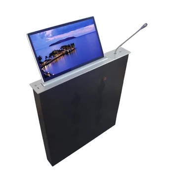 Conference System Tabletop Hidden Motorized Pop Up Lcd Monitor Lift ...