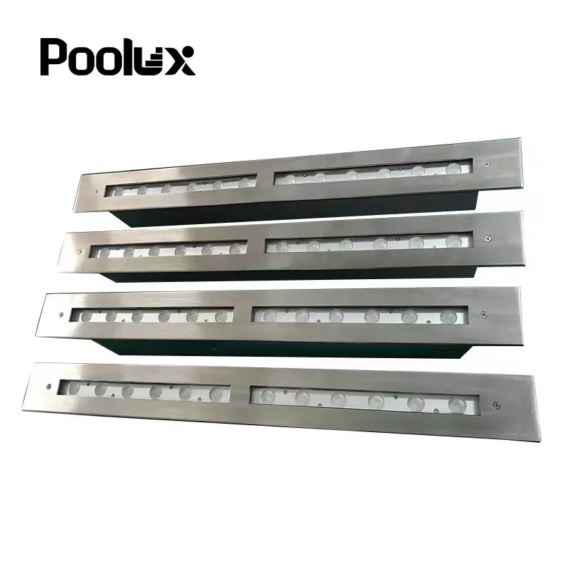 2023 Buried Rectangular Linear Inground Floor Lamp - IP67 RGB LED