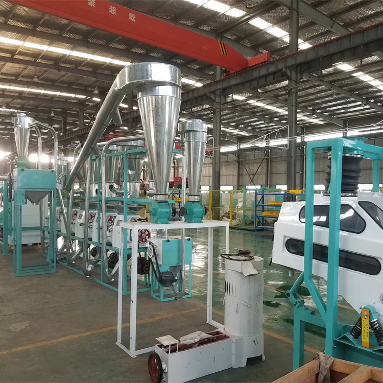 30tons/24hour Complete Set Maize Processing Plant Automatic Maize ...