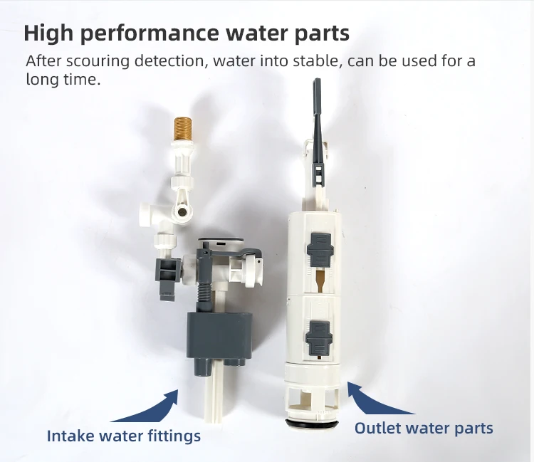 Modern Space-saving Toilet Tank System Bathroom In-wall Mounted Flush ...