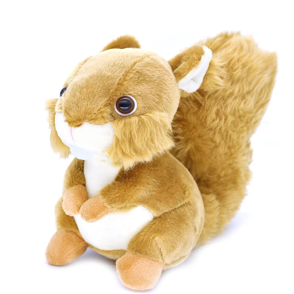 Machine Washable Cute Stuffed Animals Dolls Soft Squirrel Plush Toys ...