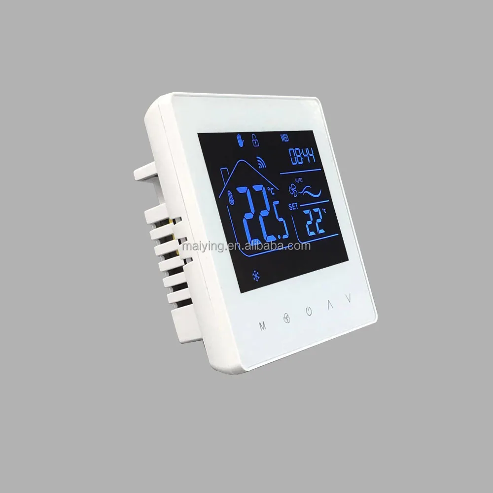 Weekly Programmable Fan Coil Room Hvac Smart Controller Thermostat ...