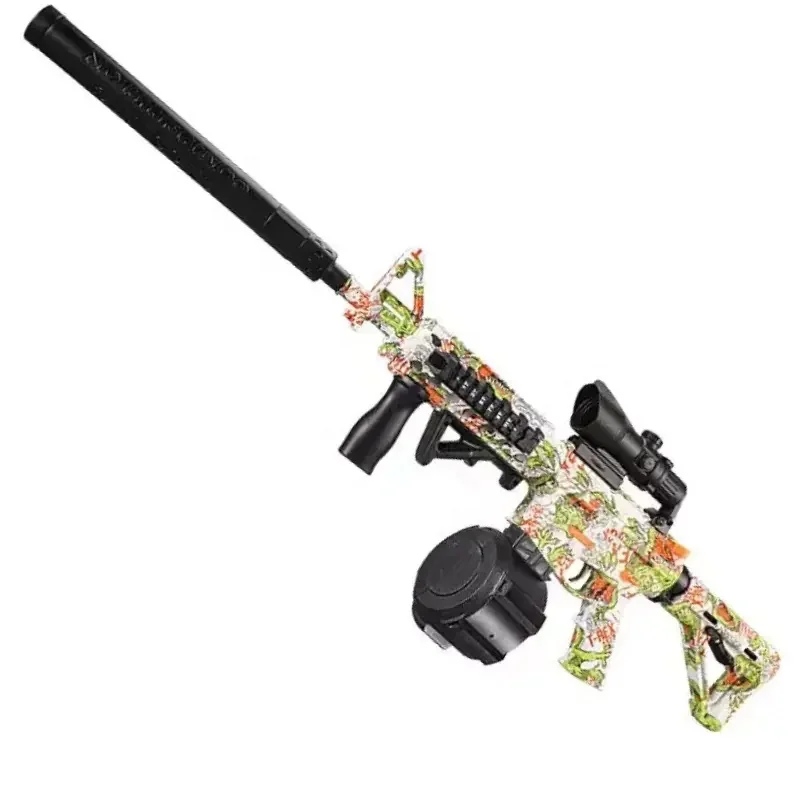 Splat Ball Water Bead Toy Gun M416 Nerf-pistola De Juguete Gell Blaster ...