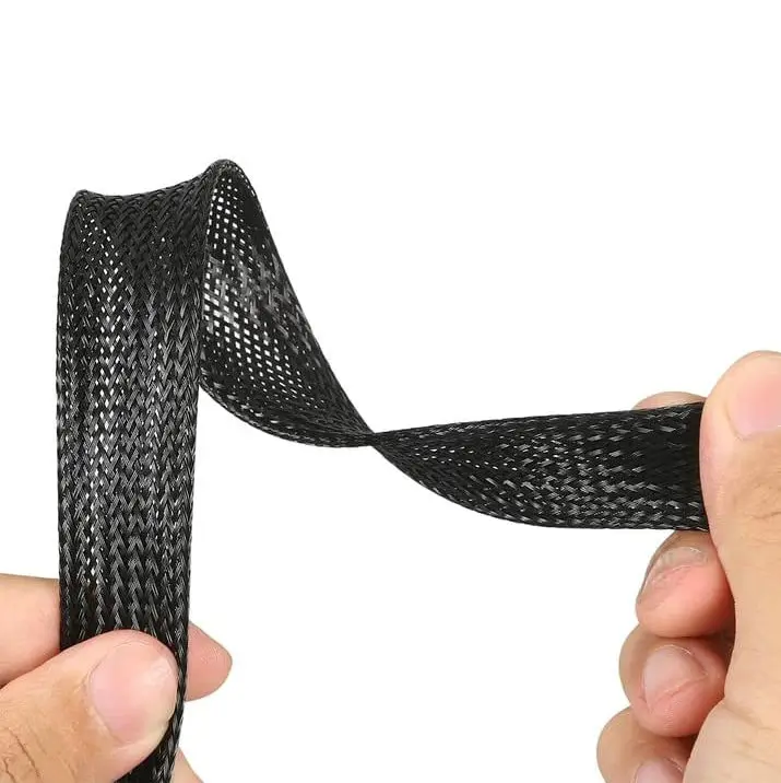 High Temperature Pps Expandable Braided Sleeve - Buy Pps Braided Sleeve ...