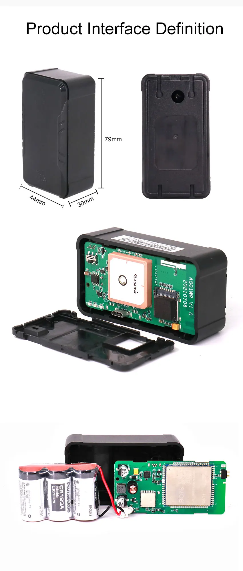 Smallest Motorcycles Car Gps Tracking Device Magnetic Low Power ...