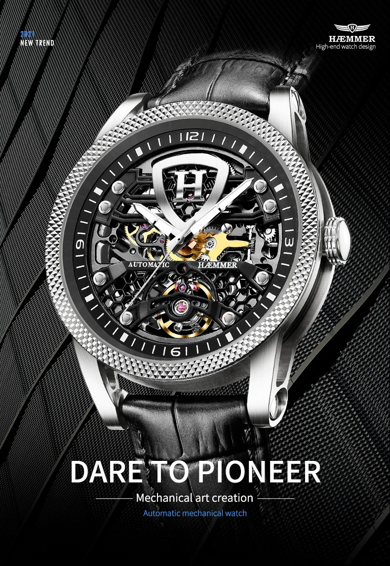 Haemmer 5018 Men's Sport Automatic Watch - Fashion & Business