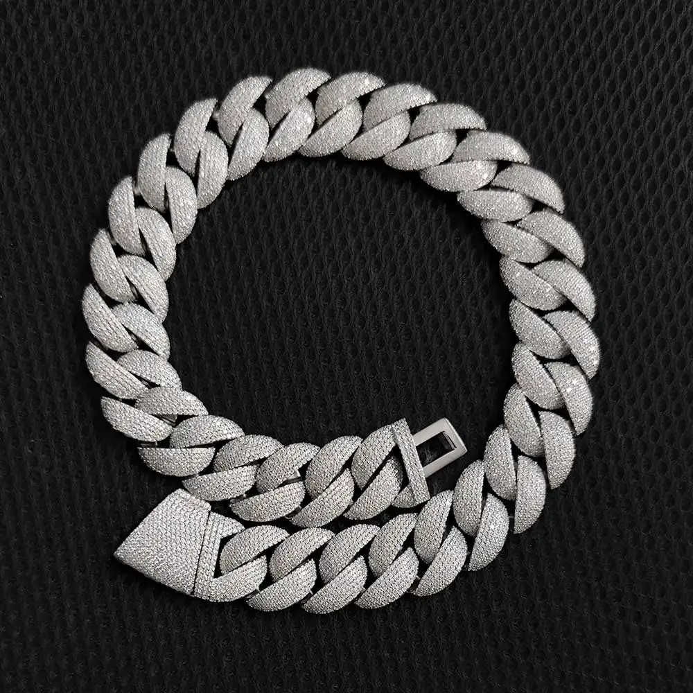 Nuoya High Quality 22mm Chunky Cuban Link Men Choker Jewelry Iced Out ...