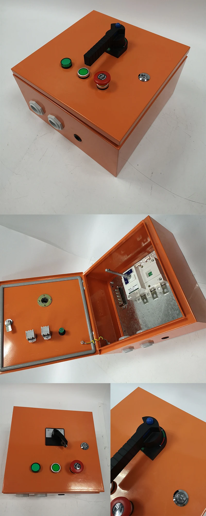 Saipwell 63a 32a Three Phase Double Input Power Distribution Box Custom ...