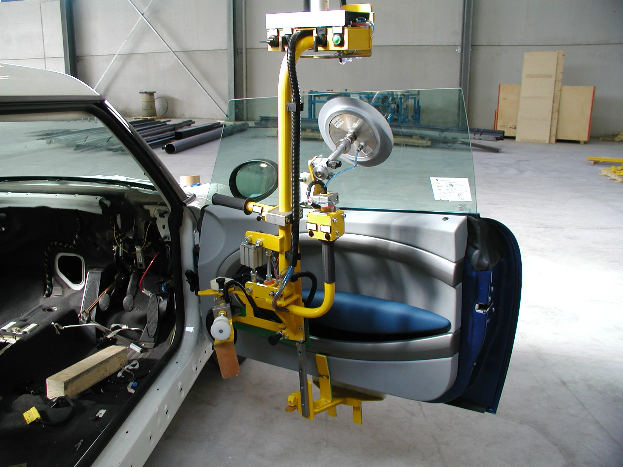 Forklift Base Suction Cups Tooling Handling Car Door Frames