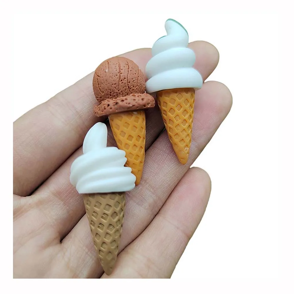 Miniature Dollhouse Ice Cream Model Mini Simulation Food For Bjd Doll ...