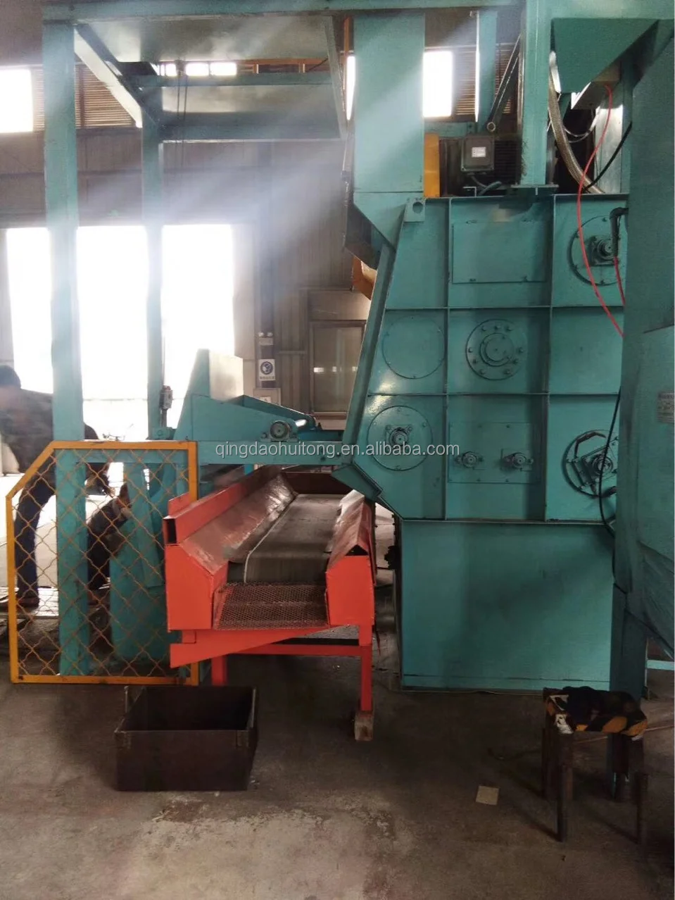 Automatic Loading Unloading 15gn 28gn Steel Crawler Shot Blasting ...