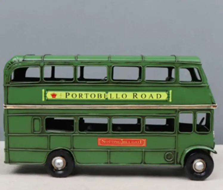 Electric Bus Models Simulation Handmade Bus Model Vintage Toys Pull ...
