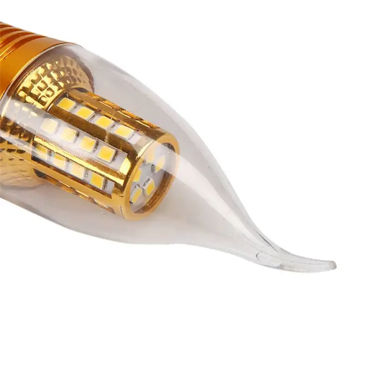 E27 E14 Size Screw Mouth 5w 7w Sharp Crystal Chandelier Energy-saving ...