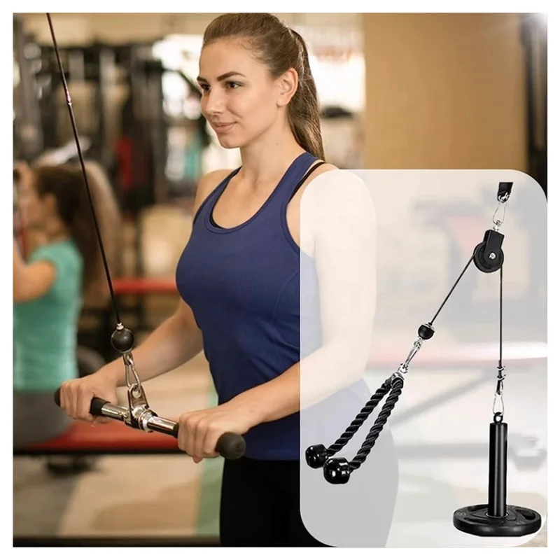 Fitness Rope for Lifting Triceps Machine Workout Home Gym