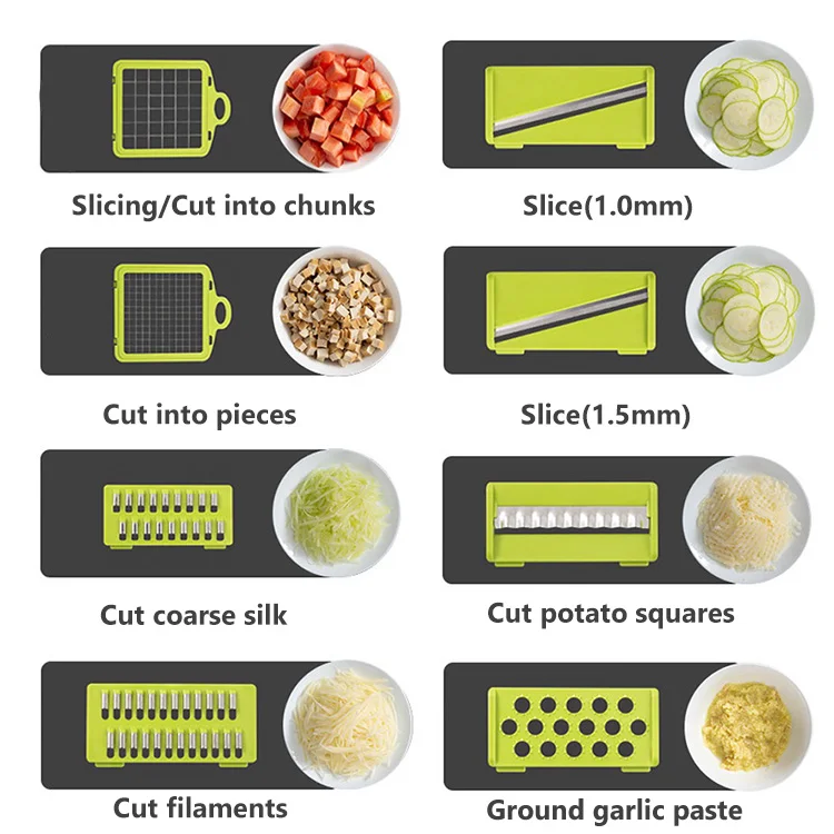 Gloway Multifunctional Vegetable Cutter - Efficient Kitchen Tool