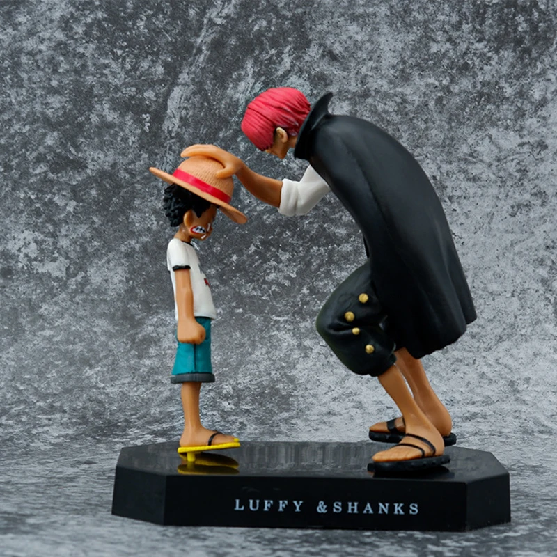 High Quality 400g Japanese Cartoon Movie One Pieces Luffy Shanks Figure ...