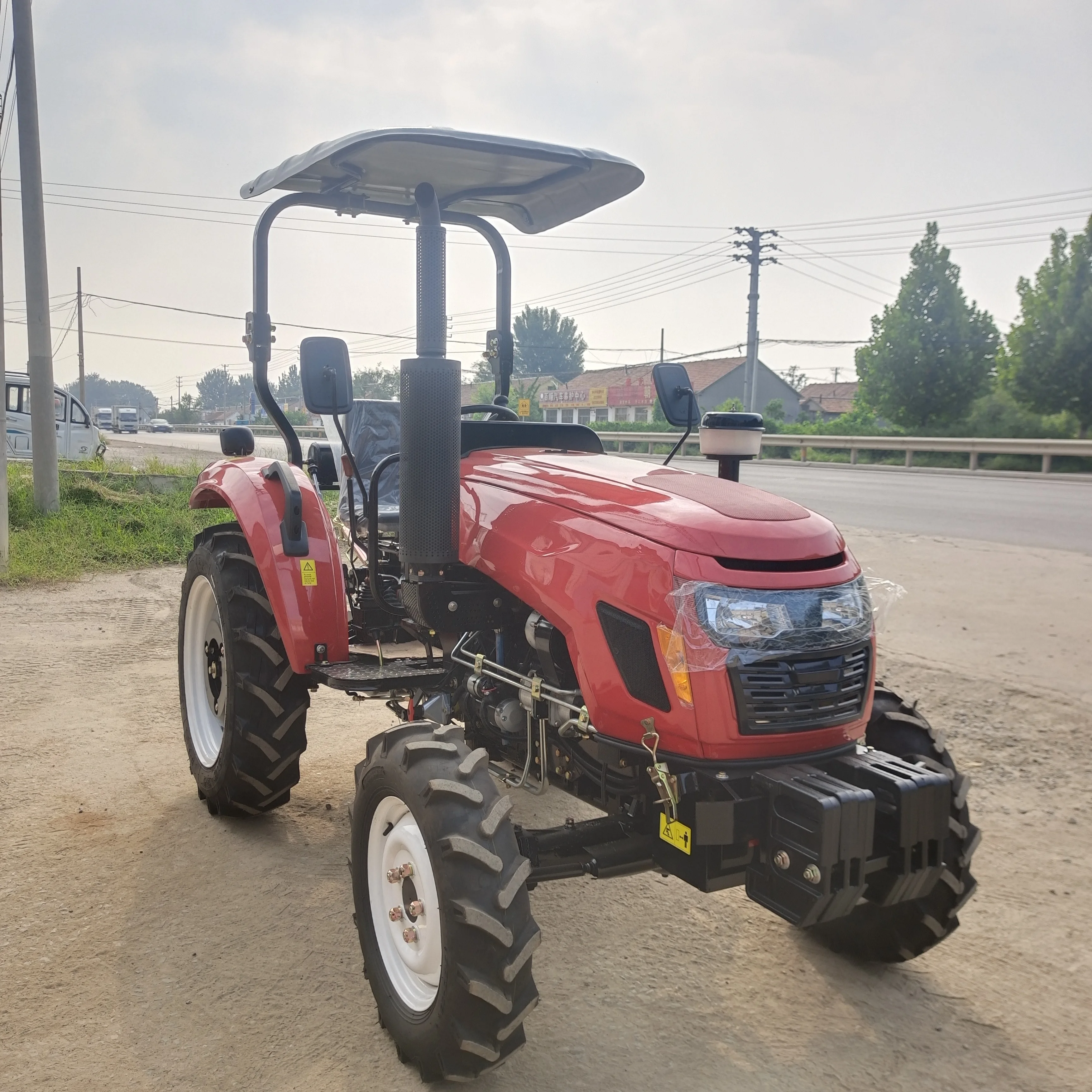 40hp Mini Farm Tractor Asian Small 4wd Agricultural Multifunctional ...