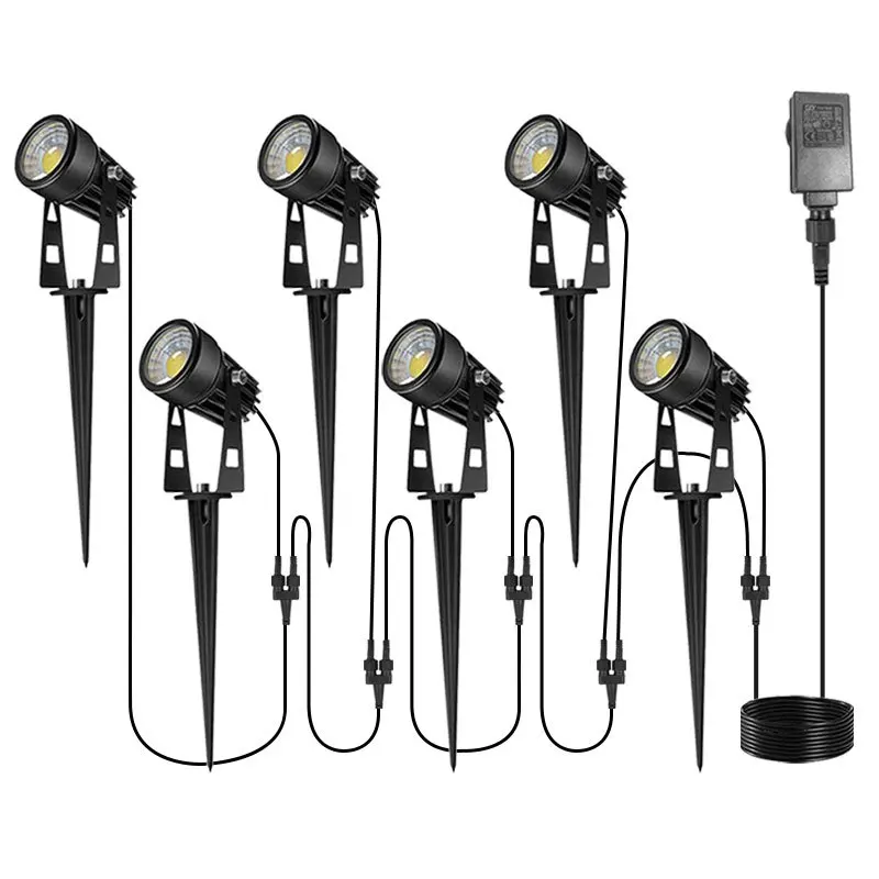 Garden Spike Light Landscaping Light Low Voltage Waterproof Us Eu Led ...