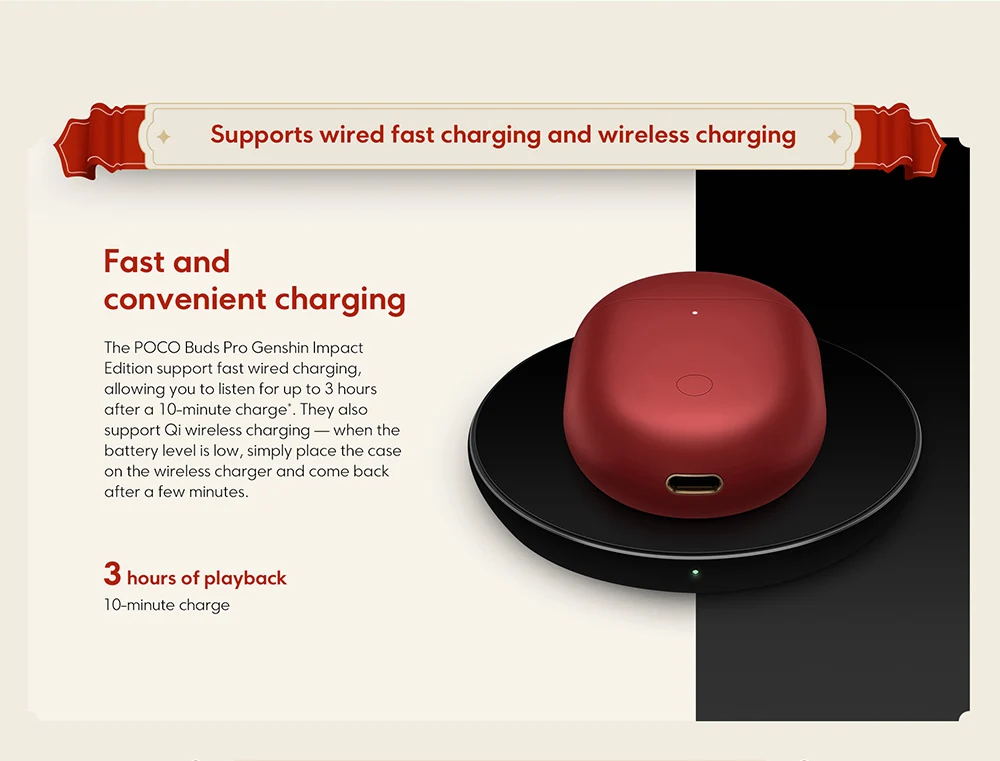 Xiaomi Youpin Poco Buds Pro Genshin Impact Edition Tws Earphones ...