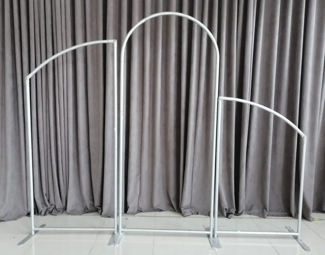 Arched Collapsible Metal Frame Stand + Fabric Backdrop - Buy Backdrop ...