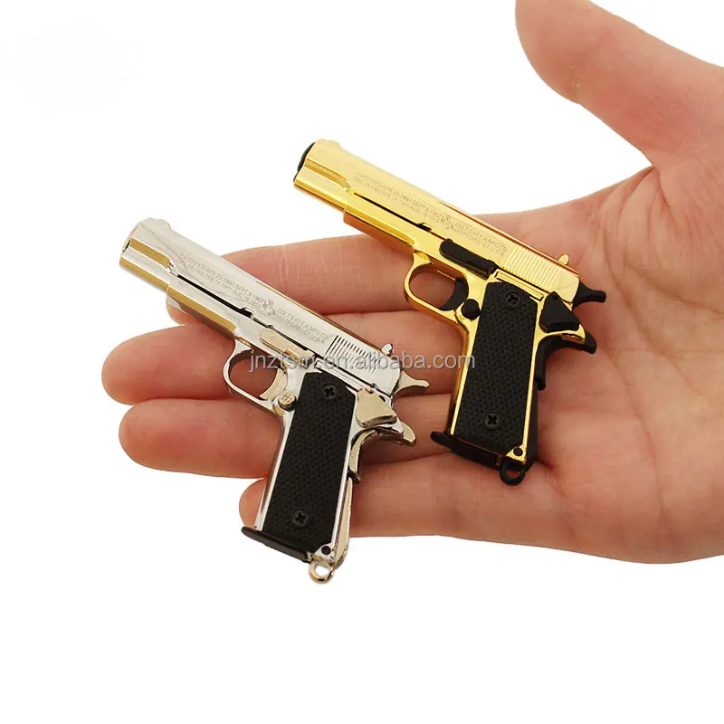 Realistic Mini Metal Toy Gun Miniature Model 1:3 Factory Supply Colt ...