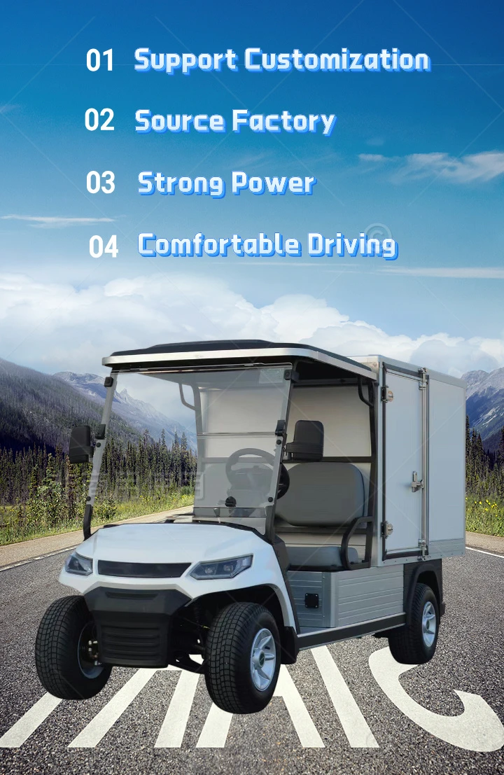 Electric Utility Vehicle - 2 Seats, Large Capacity UTV