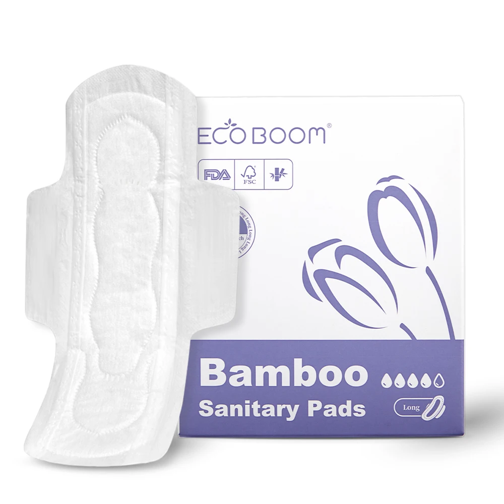 Oem Odm Leak Guard Anti Rash Bamboo Menstrual Pad Premium Bio Napkin ...