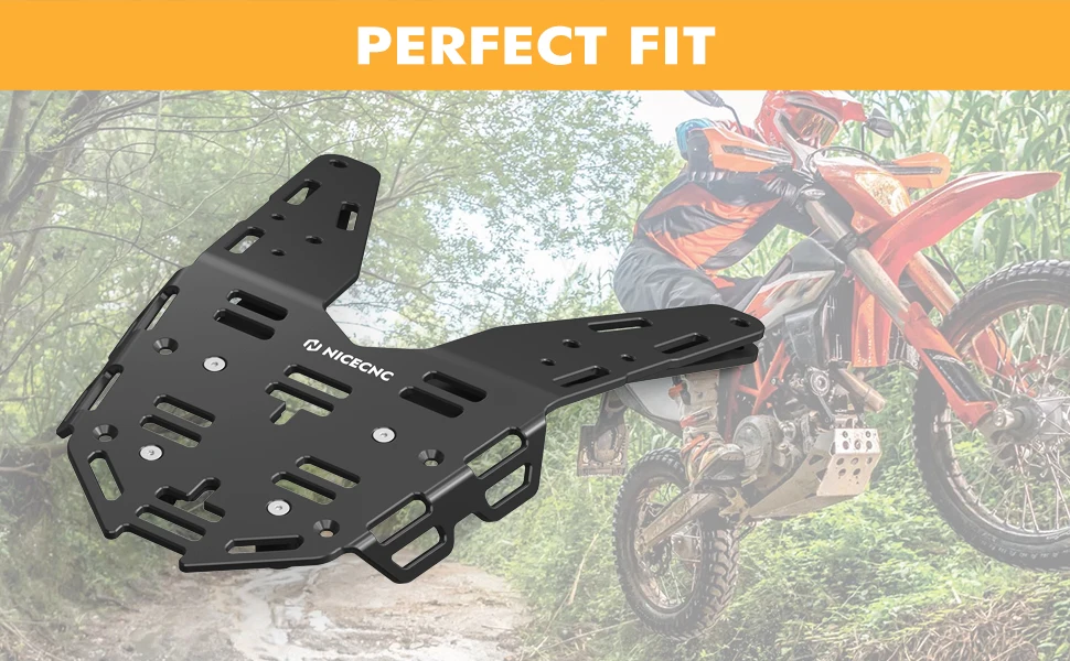 Nicecnc Aluminum Rear Luggage Rack Top Case Bracket Cargo Rack For Ktm ...