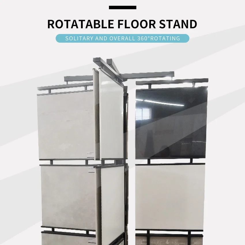 Small Sample 360 Degree Rotating Vertical Tile Sample Artificial Stone ...