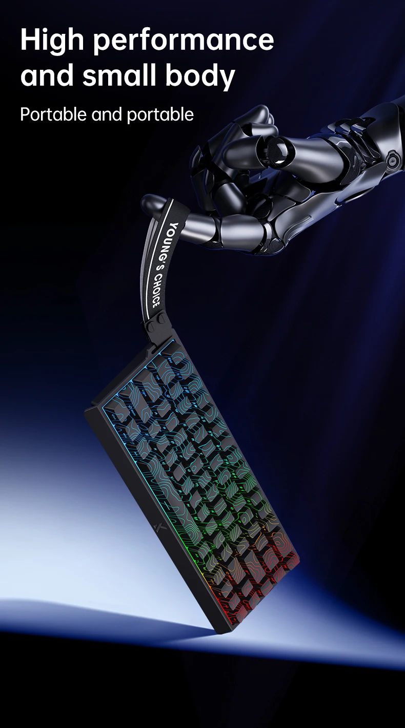 Mchose Ace68 Rgb E-sports Mechanical Wired Keyboard - Customizable Odm