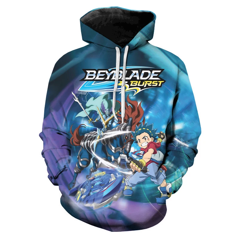 Shop Beyblade Burst 3D Printed Hoodies for Men - Fashion & Comfort