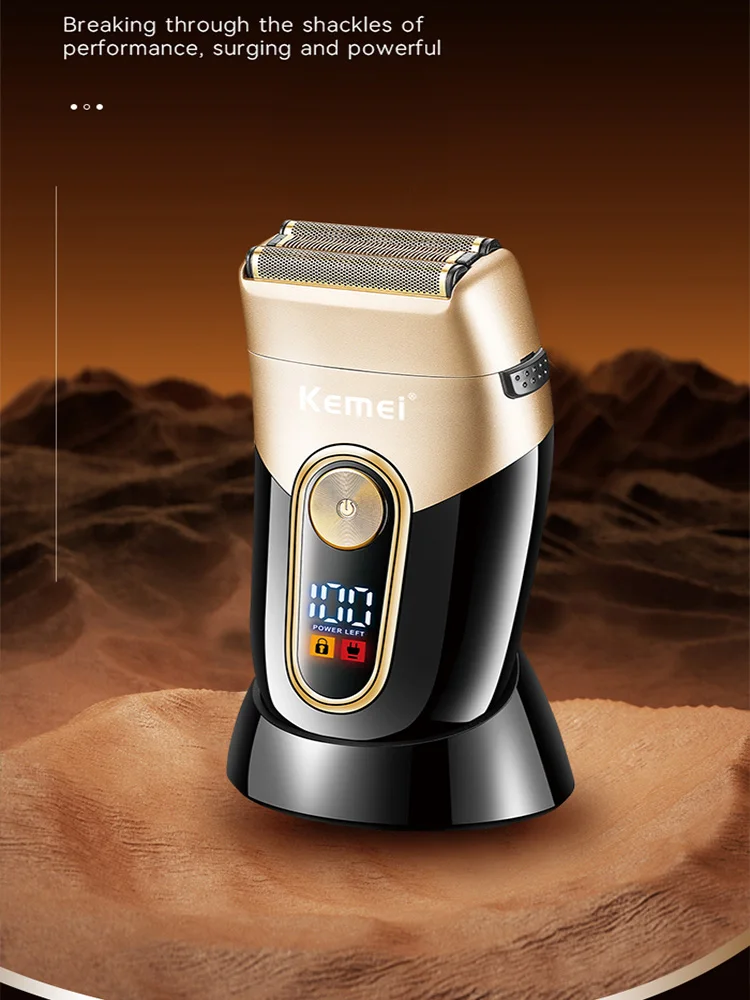 Kemei Km-3209 Professional Cordless Rotary Electric Shavers